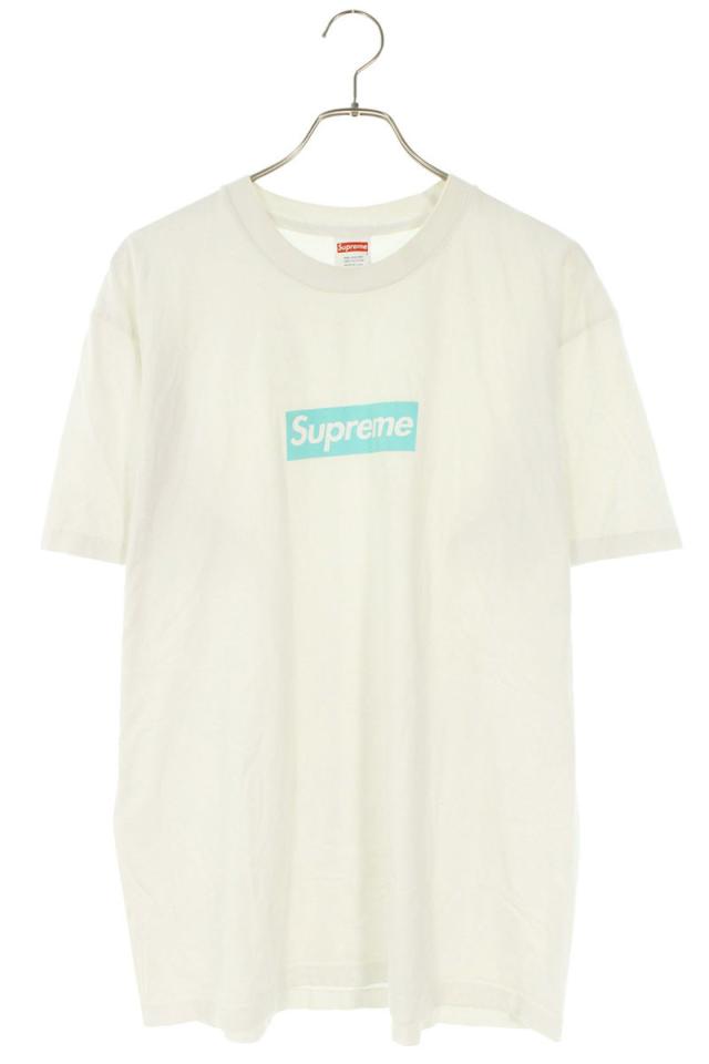 シュプリーム  ティファニー サイズ:L  21AW  Box Logo Tee ボックスロゴプリントTシャツ 中古 SB01