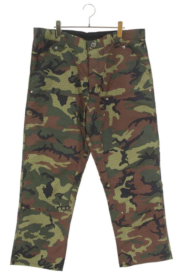 クロムハーツ サイズ:36インチ 総柄カモロングパンツ 中古 SJ02
