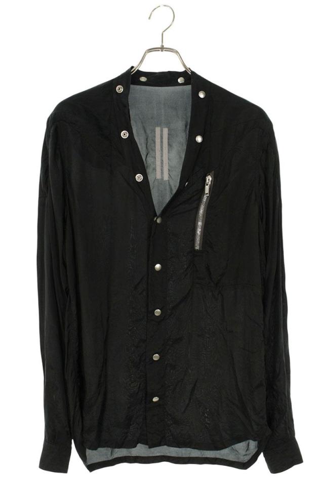 リックオウエンス サイズ:38  21SS  RP21S3732-J スナップボタンラリー長袖シャツ 中古 SB01