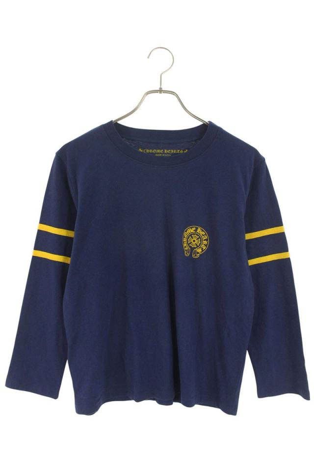 クロムハーツ サイズ:M  ROLLER SKATE HORSESHOUE L S TEE ナンバリングプリント長袖カットソー 中古 SS07