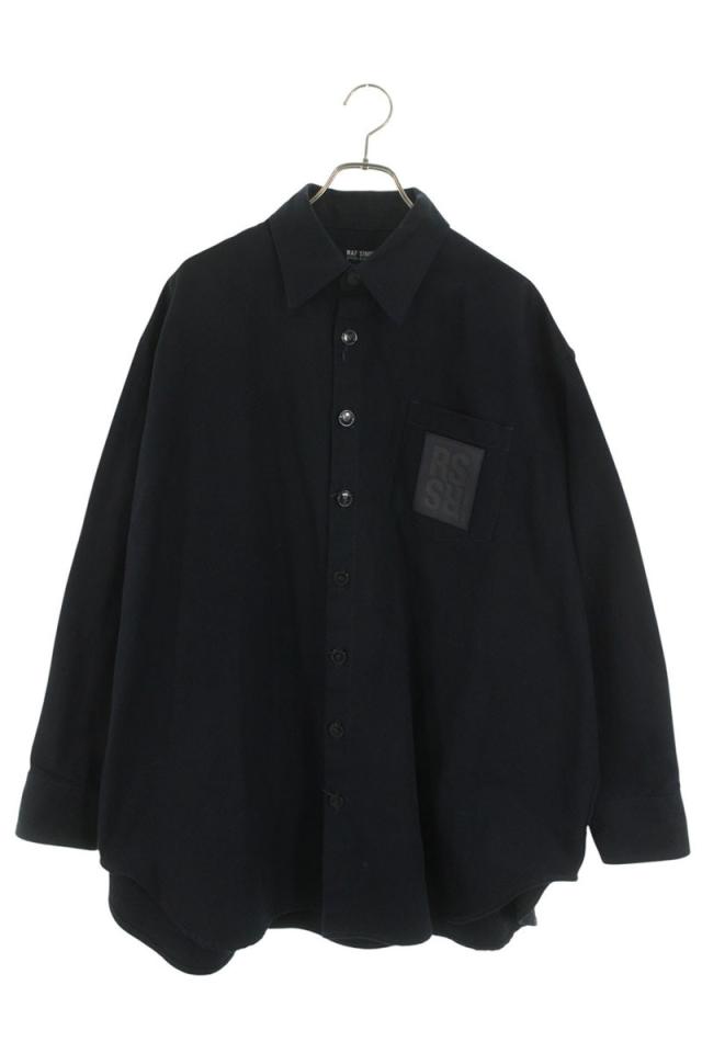 ラフシモンズ サイズ:XS  23SS  231-M243 RSパッチデニム長袖シャツ 中古 SB01