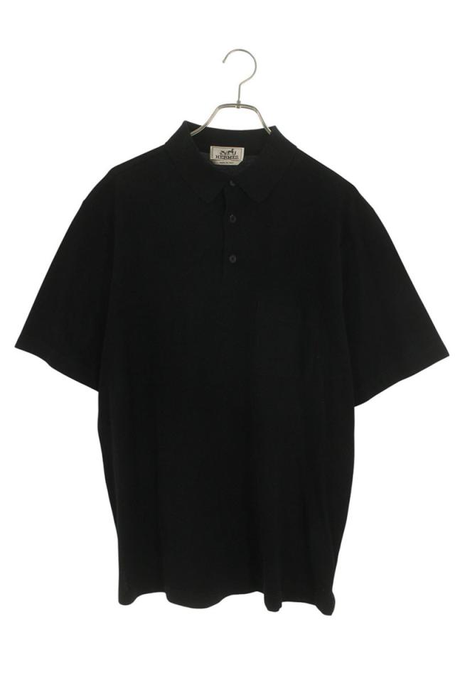 エルメス サイズ:XL H刺繍コットン半袖ポロシャツ 中古 BS99