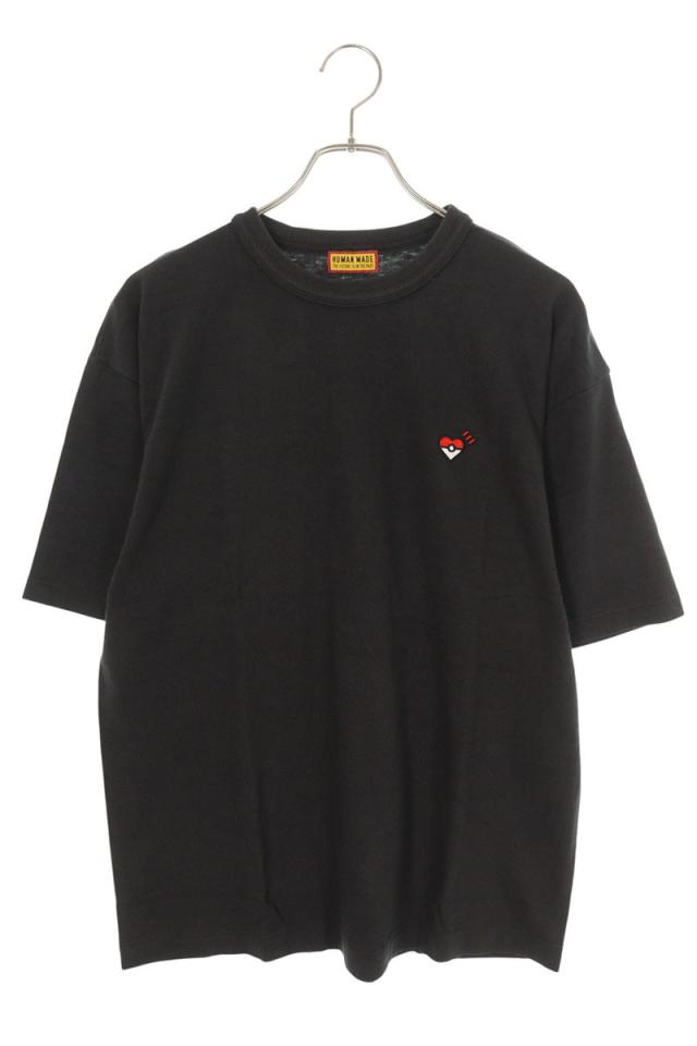 ヒューマンメイド サイズ:XL  XX30TE020 ロゴ刺繍バックプリントTシャツ 中古 BS99