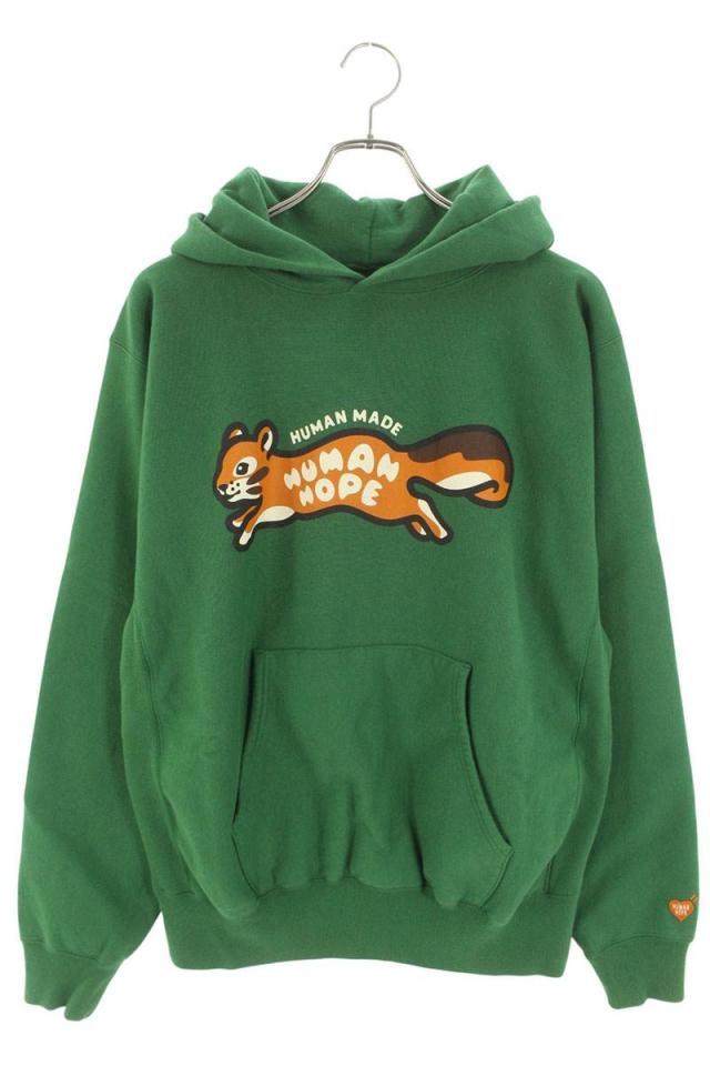 ヒューマンメイド サイズ:XL  XX30CS004 × j-hope フロントプリントパーカー 中古 SB01