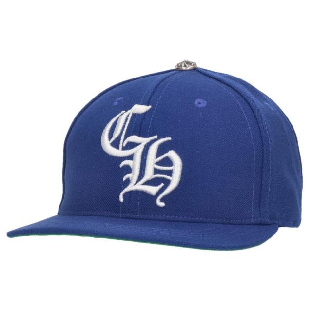 クロムハーツ サイズ:ONE SIZE  CH HAT CH刺繍ベースボール帽子 中古 SJ02