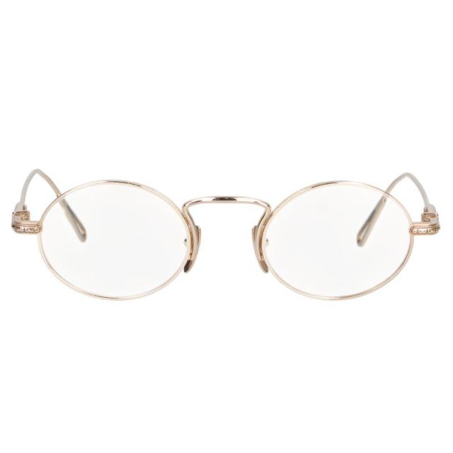 クロムハーツ   CLAPPER オーバルフレームゴールド眼鏡 中古 SS07