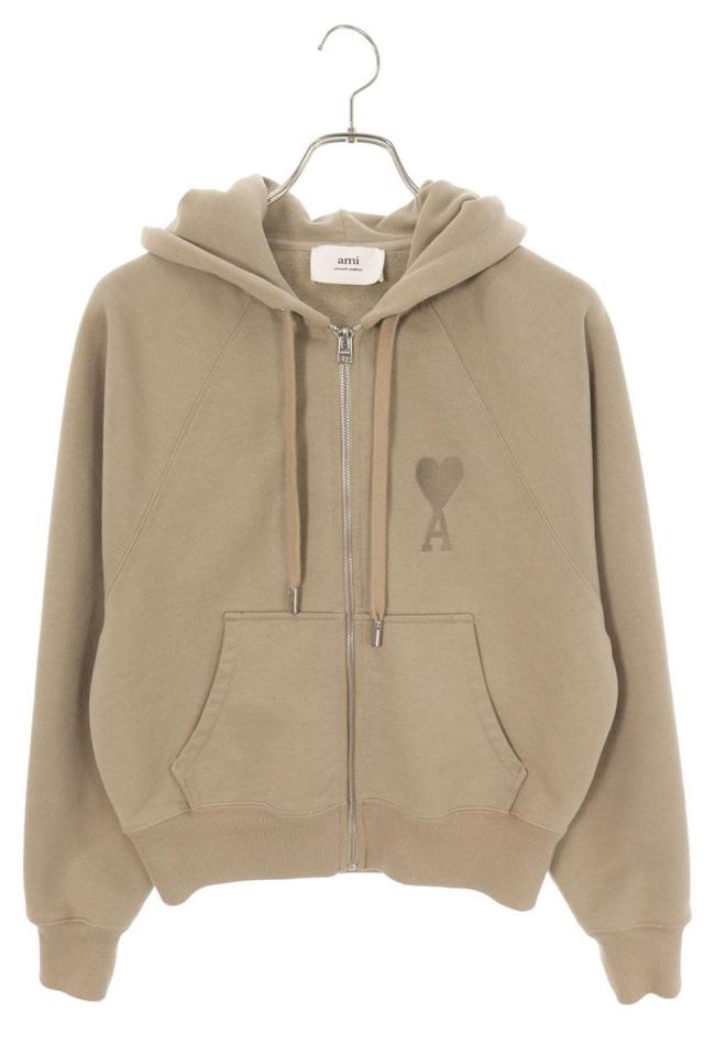 アミアレクサンドルマテュッシ サイズ:XS  USW402.747 ハートA刺繍ジップアップパーカー 中古 BS99