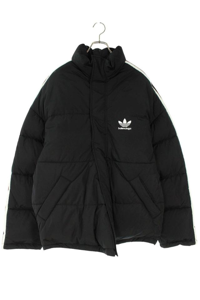 バレンシアガ サイズ:38  714898 TNO19 3ラインオーバーサイズダウンジャケット 中古 SB01