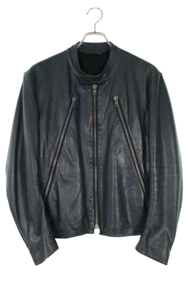 マルタンマルジェラ14 サイズ:44  07AW 八の字ライダースレザージャケット 中古 SB01