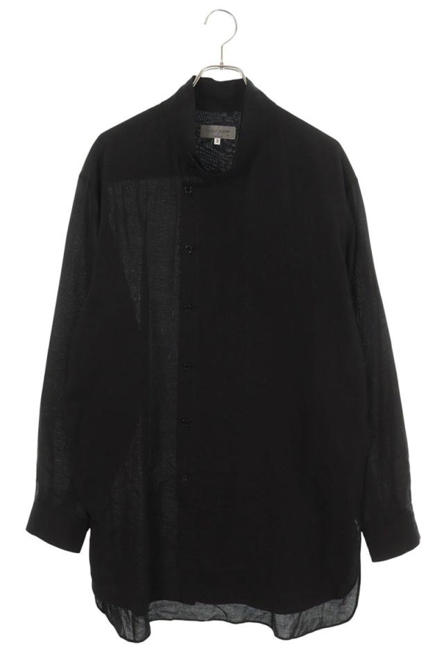 ヨウジヤマモトプールオム サイズ:3  HE-B14-210 レイヤードオーバーサイズ長袖シャツ 中古 BS99