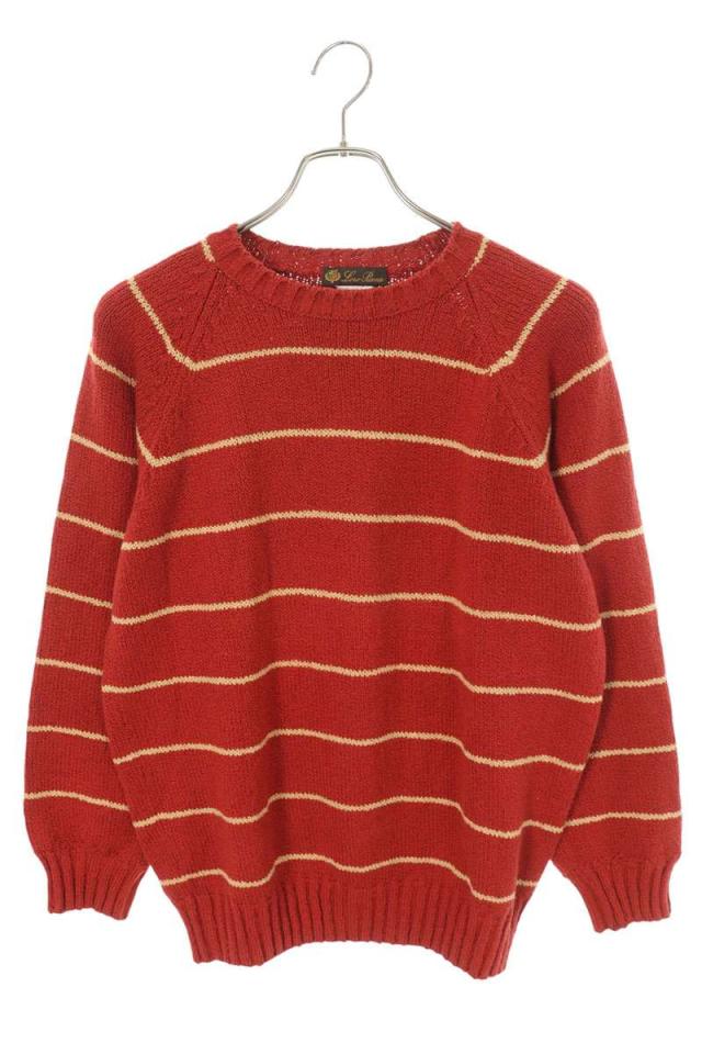 ロロピアーナ サイズ:48 コットンボーダーニット 中古 BS99