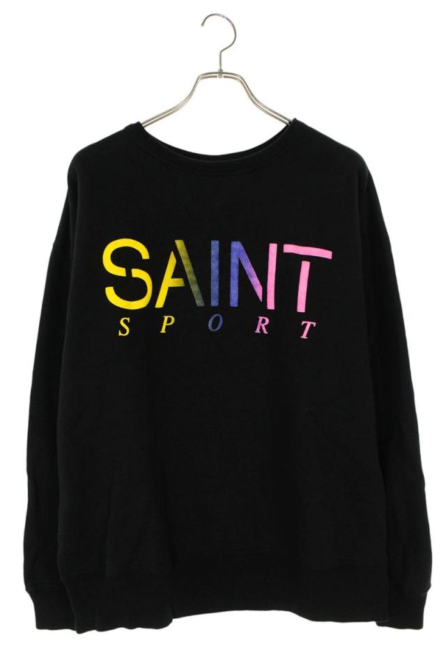 セントマイケル サイズ:L  25AW  SM-HR1-0000-044 スポーツクルーネックスウェット 中古 SB01