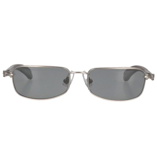 クロムハーツ サイズ:52□17-131  LIVING PROOF I エボニーウッドテンプルスクエアサングラス 中古 SS07