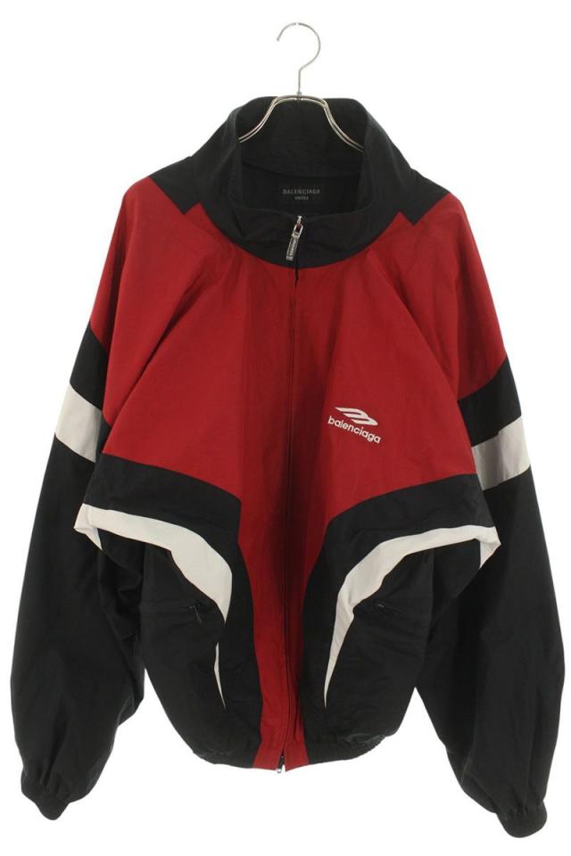 バレンシアガ サイズ:M  24SS  790756 TPQ38 オフショルダートラックナイロンブルゾン 中古 SB01