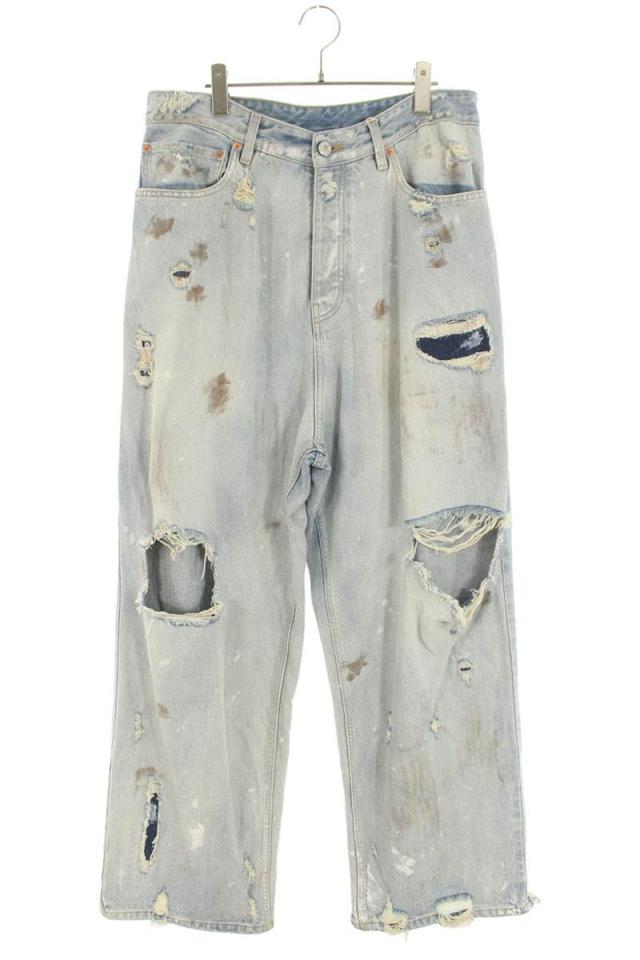 ヴェトモン サイズ:32  25SS  UA66PA590L ダメージ加工デニムパンツ 中古 SB01