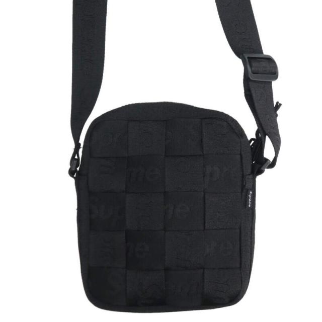 シュプリーム   24SS  Woven Shoulder Bag Black ウーブンショルダーバッグ 中古 BS99