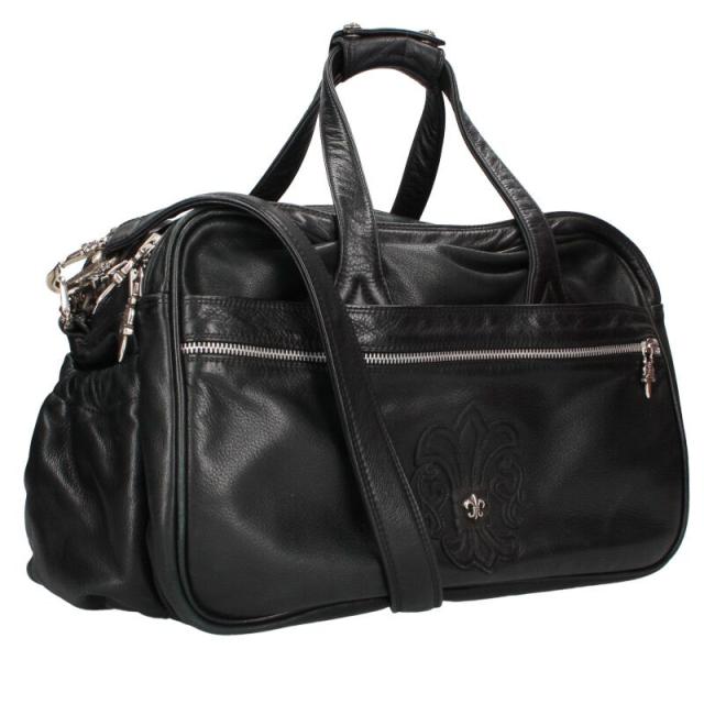 クロムハーツ   DIAPER ダイパー レザー ショルダーボストンバッグ 中古 SJ02