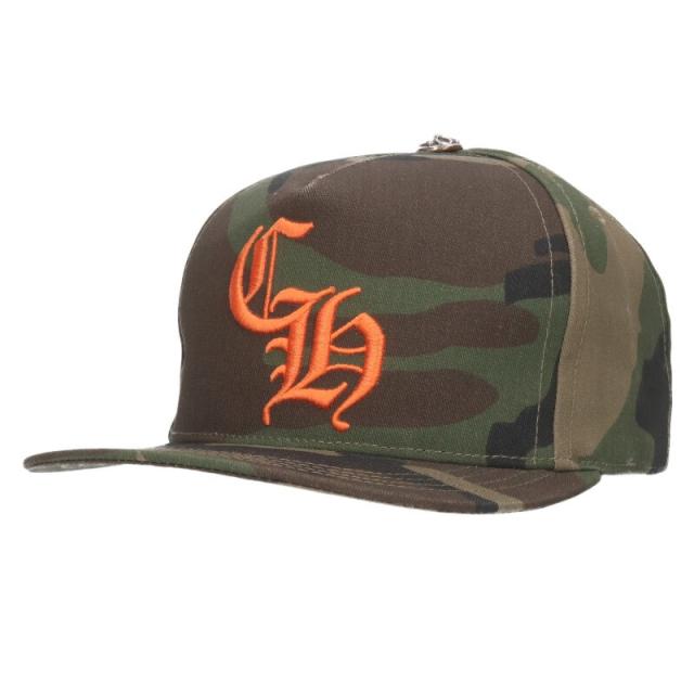 クロムハーツ サイズ:ONE SIZE  CH HAT CH刺繍ベースボール帽子 中古 SJ02