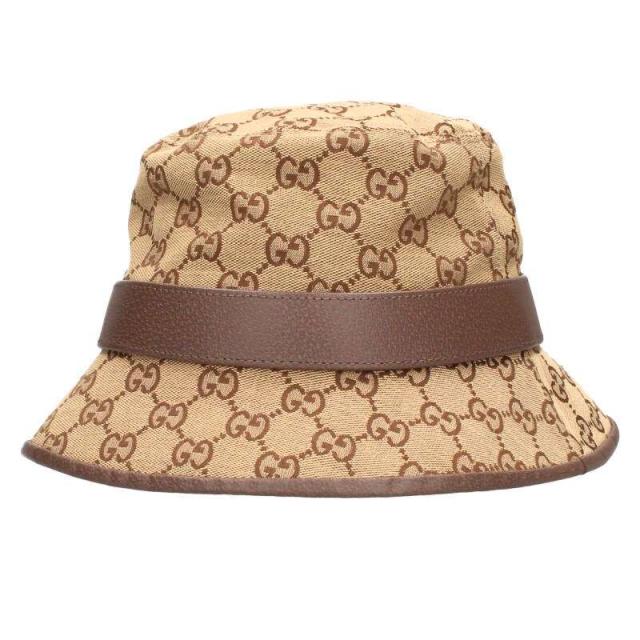 グッチ サイズ:M  576587 4HG62 GGキャンバスバケットハット 中古 BS99