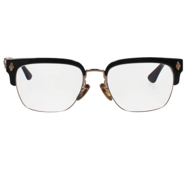 クロムハーツ サイズ:53□19-146  EVAGILIST サイドダガーテンプル眼鏡 中古 SJ02