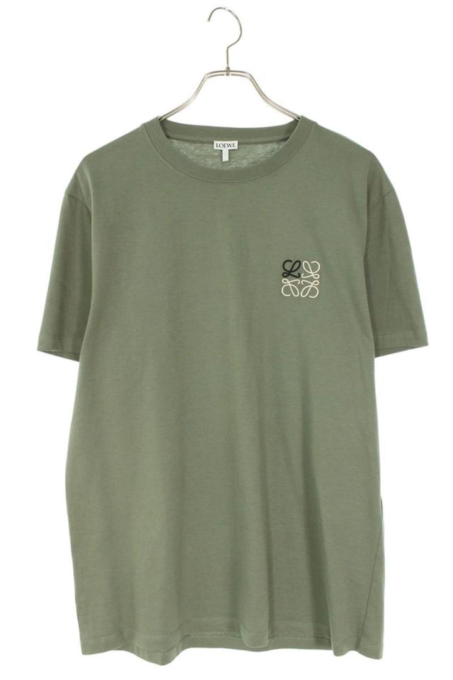 ロエベ サイズ:M  H526Y22J26 アナグラムロゴ刺繍Tシャツ 中古 FK04