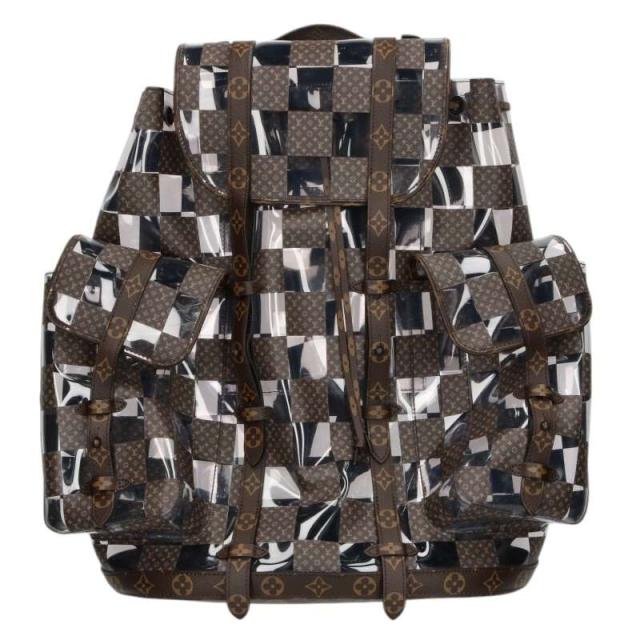 ルイヴィトン サイズ:MM  クリストファーMM M20865 モノグラムチェススケルトンリュック 中古 OM10