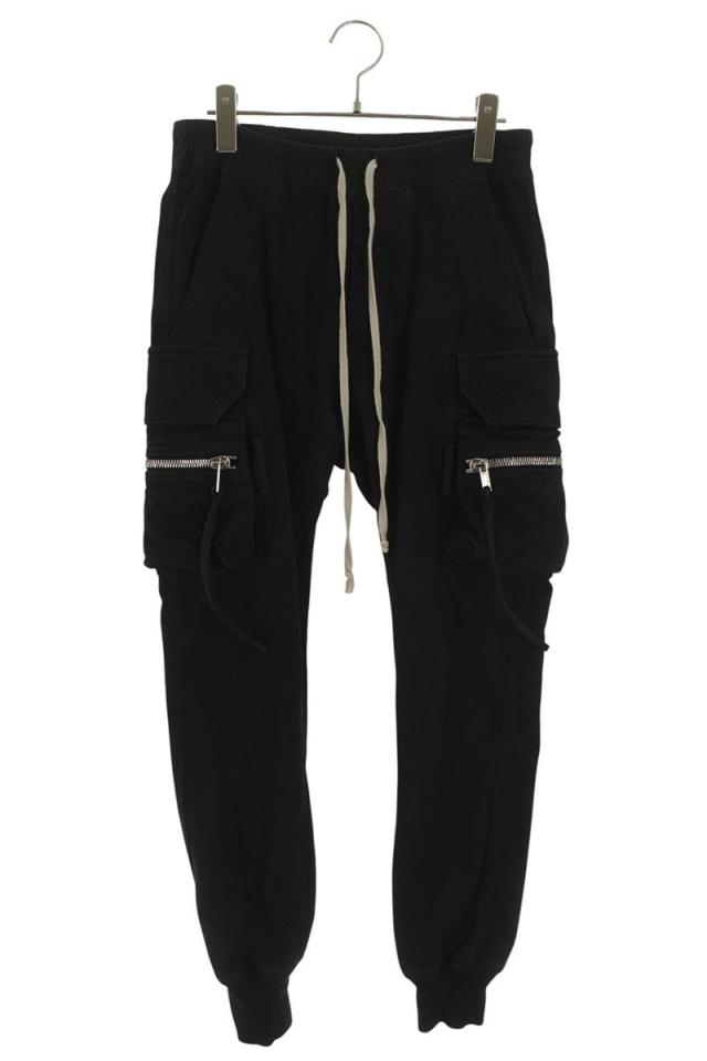 リックオウエンス サイズ:48  18AW  RU18F1390-BA カーゴジョグロングパンツ 中古 SB01