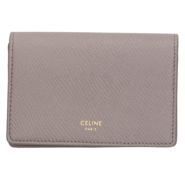 セリーヌ   10J813BEL.10BL グレインドカーフスキンカードケース 中古 BS99