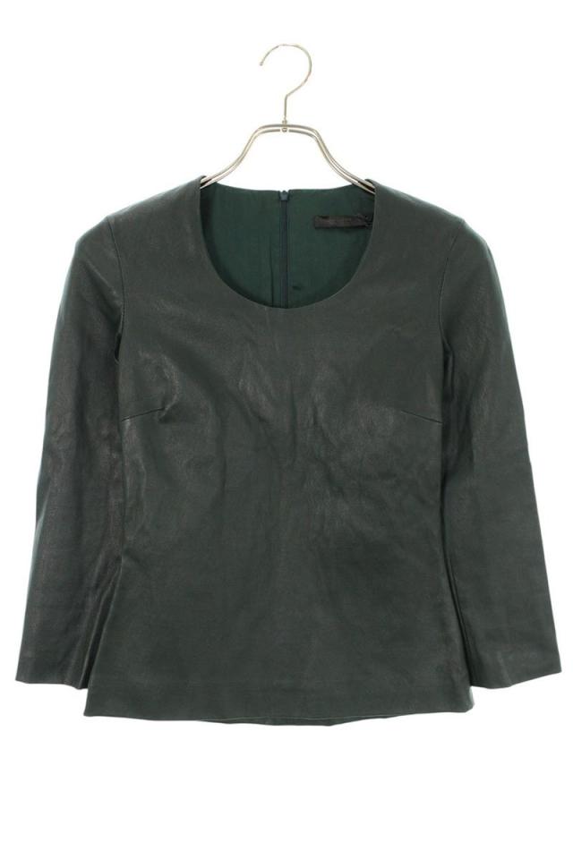 ザロウ サイズ:2 ラムレザートップス長袖カットソー 中古 BS99