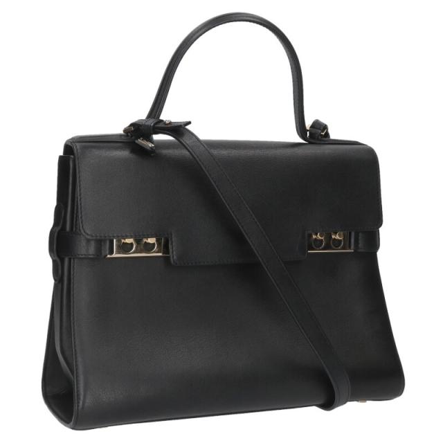 デルボー サイズ:GM  タンペートGM クリスピーカーフ2WAYショルダーバッグ 中古 BS99