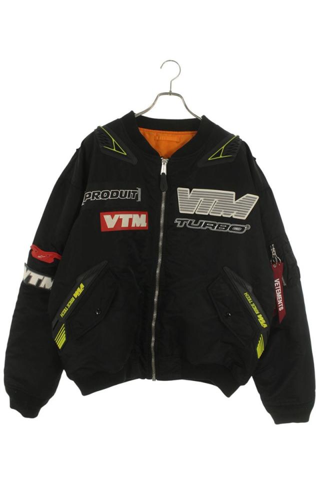 ヴェトモン サイズ:L  20SS  SS20JA255 レーシングノーカラーボンバーブルゾン 中古 SB01