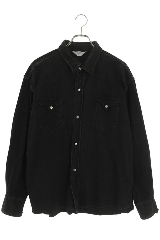 アンユーズド サイズ:4 ダメージ加工デニム長袖シャツ 中古 BS99