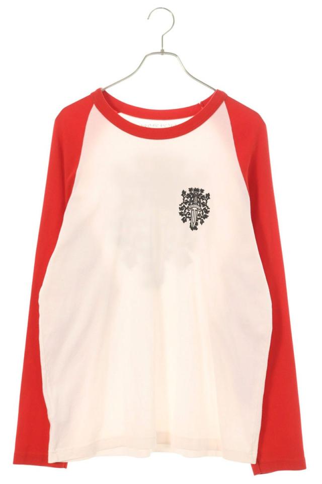 クロムハーツ サイズ:XXL  CH L S 1 ラグランスリーブ長袖カットソー 中古 SS13