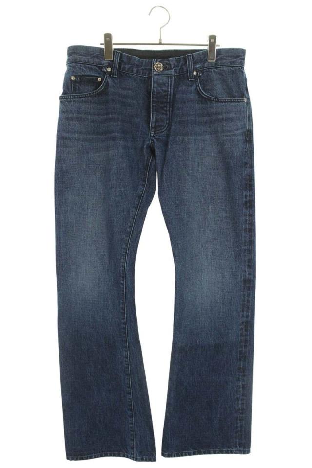 クロムハーツ サイズ:36インチ  DNM PANTS クロスボタンフライデニムパンツ 中古 OK15
