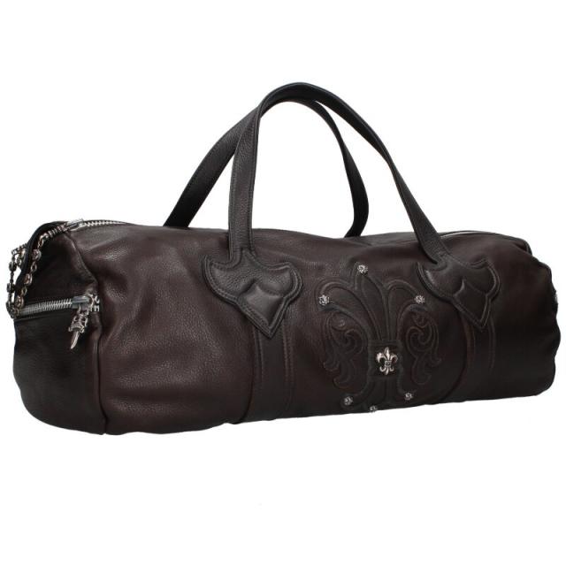 クロムハーツ   DUFFLE GYM BAG BS FLUER BSフレアパッチ装飾ダガージップハンドバッグ 中古 GZ11