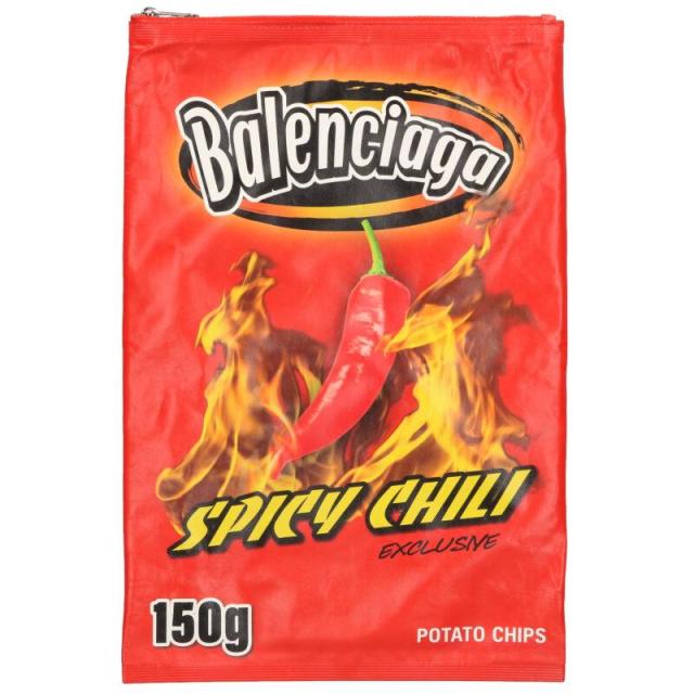 バレンシアガ   7414522AA4O6526 グロッシーカーフスキンチップスバッグクラッチバッグ 中古 OM10