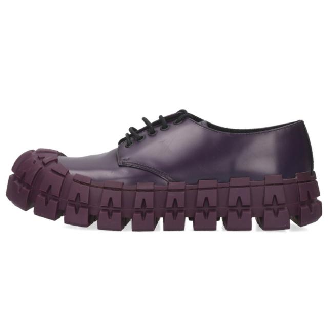 プラダ サイズ:9  2EG292 ブラッシュドレザーダービーシューズ 中古 BS99