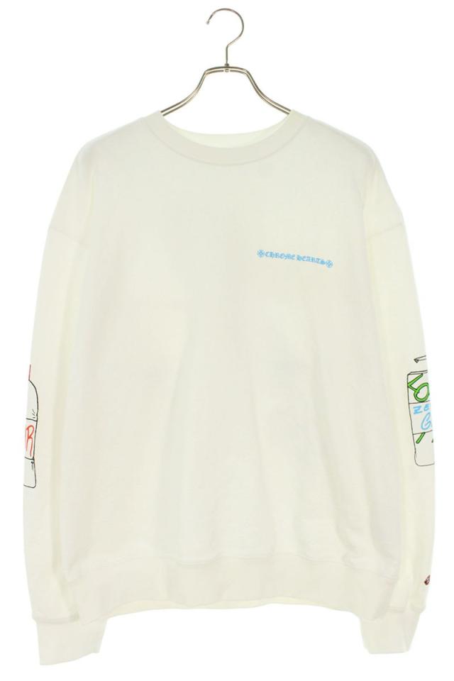 クロムハーツ サイズ:XL  PPO RETRO CYCLE MATTY BOY バックプリントスウェット 中古 SS07