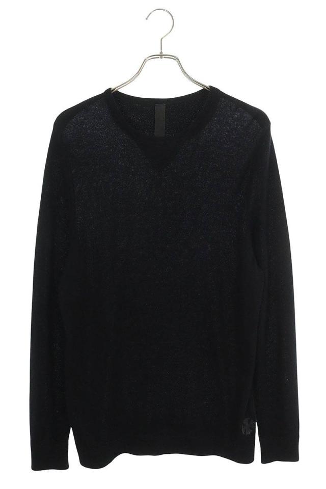 クロムハーツ サイズ:L CHプラスパッチ付きカシミアニット 中古 SJ02