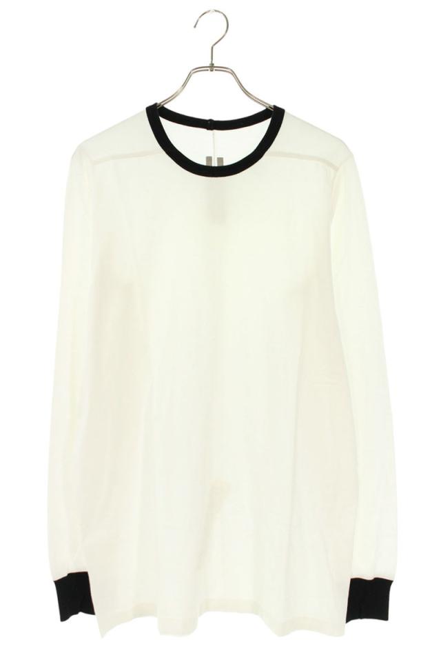 リックオウエンス サイズ:L  RU02A5258-JA クルーネック長袖カットソー 中古 BS99