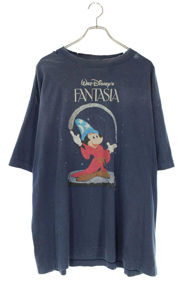 セントマイケル サイズ:XXL  25SS  SM-HR8-0000-C65 キャラクタープリントオーバーダイヴィンテージ加工Tシャツ 中古 SB01