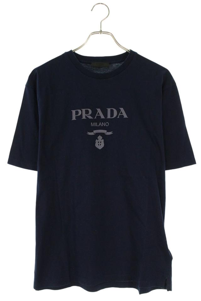 プラダ サイズ:M  UJN815 コットンロゴTシャツ 中古 OM10