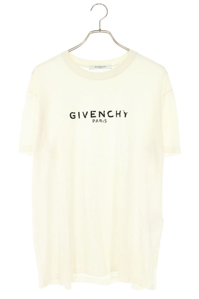 ジバンシィ サイズ:S  BW70603Z0Y ヴィンテージロゴプリントTシャツ 中古 BS99