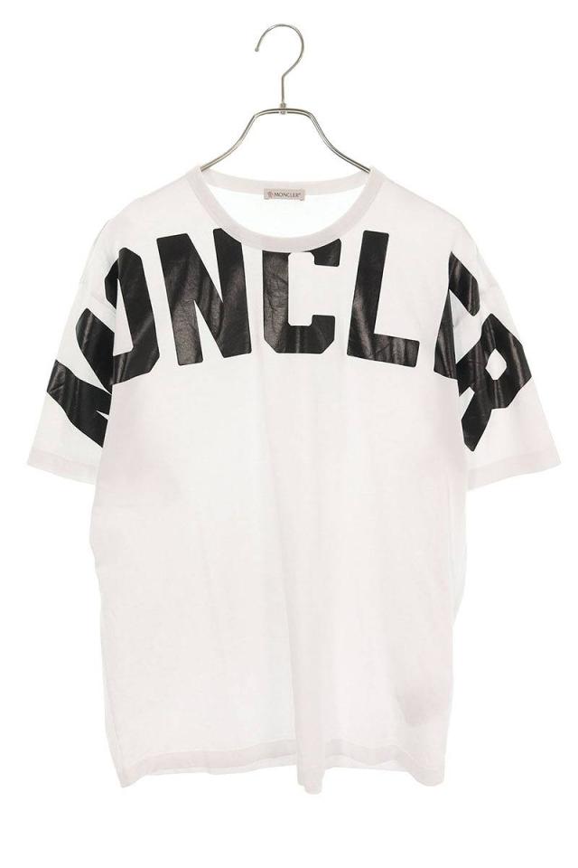 モンクレール サイズ:XL  MAGLIA T-SHIRT フロントテープロゴTシャツ 中古 BS99