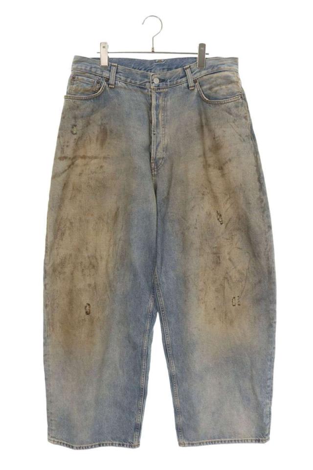 アクネストゥディオズ サイズ:32  FN-UX-5PKT000078 スーパーバギーフィットダメージ加工デニムパンツ 中古 OM10