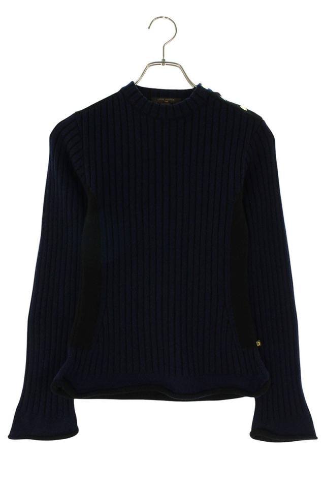 ルイヴィトン サイズ:XS  15AW ショルダーボタンカシミアリブニット 中古 BS99