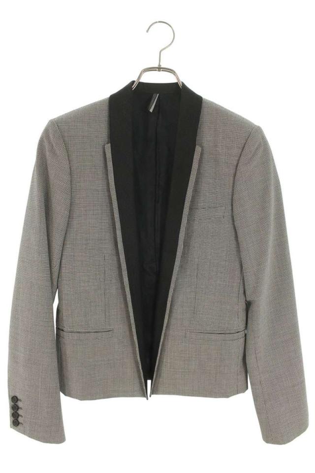 ディオールオム サイズ:44  07SS  7E3120300083 千鳥格子スペンサージャケット 中古 SB01