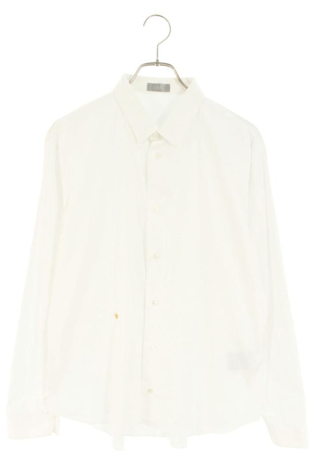 ディオール サイズ:42  DM3C518A5009 ロゴ刺繍長袖シャツ 中古 FK04