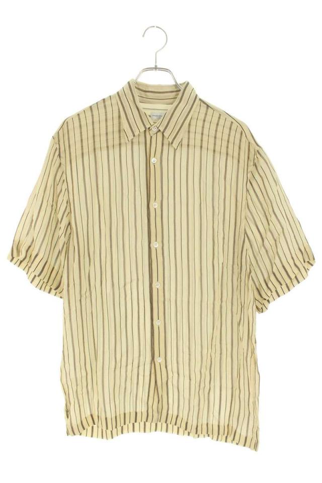 ドリスヴァンノッテン サイズ:S ストライプビスコース長袖シャツ 中古 BS99