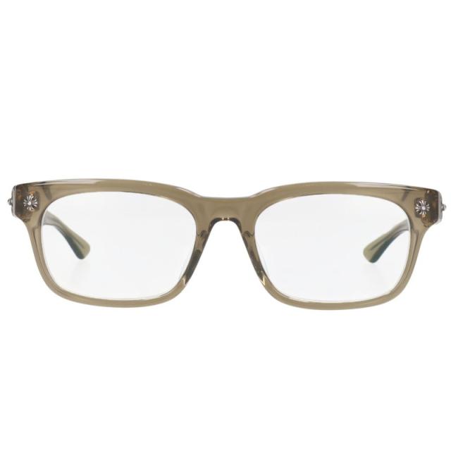クロムハーツ サイズ:54□19-149  VAGILANTE CHプラステンプルウェリントン眼鏡 中古 SJ02